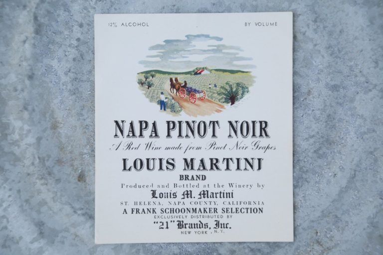 Louis M. Martini Winery - The Napa Wine Project