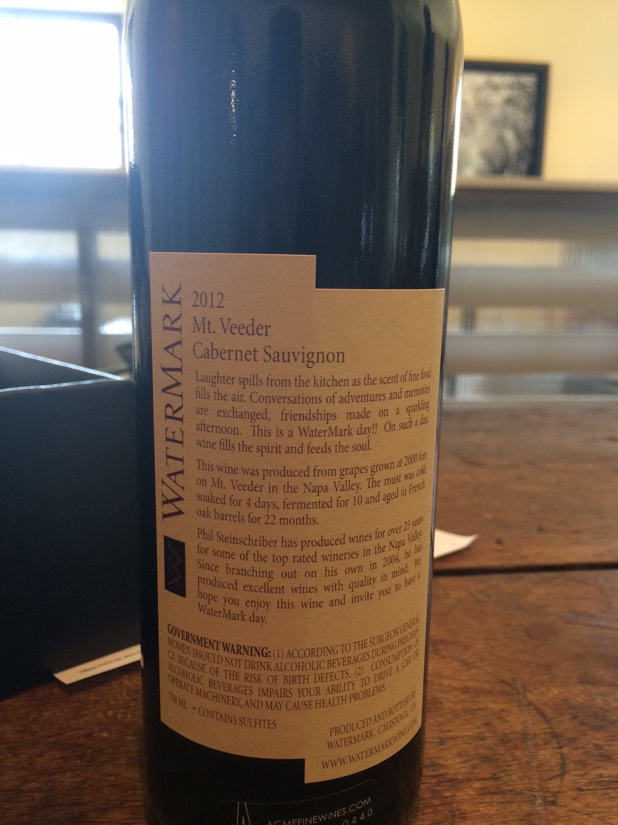 WaterMark Wine - The Napa Wine Project